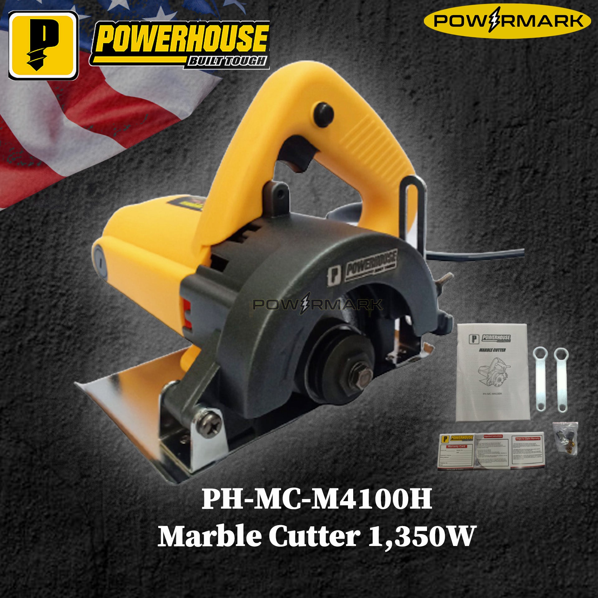 POWERHOUSE PH-MC-M4100H Marble Cutter 1350W – Powermark