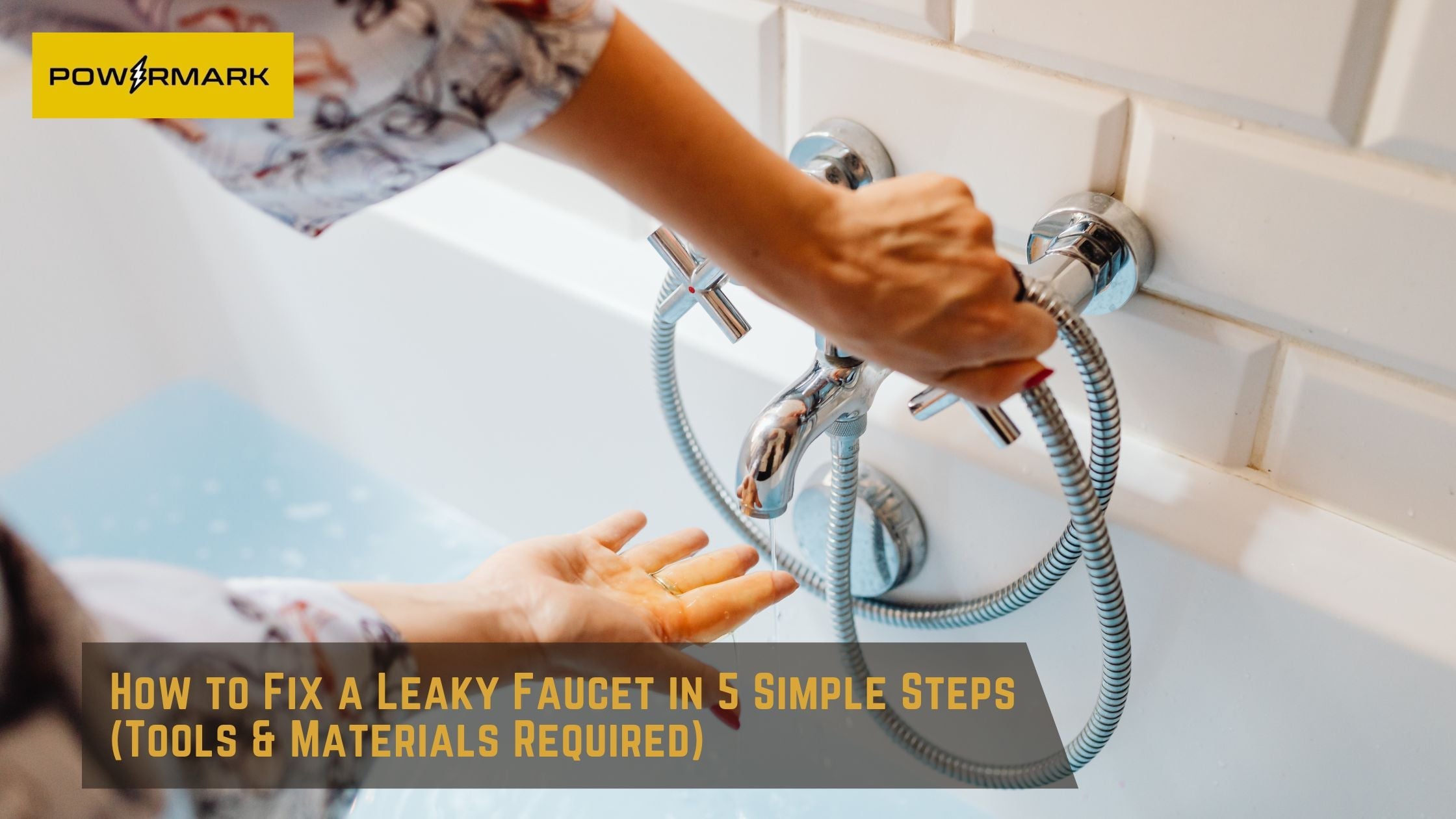 How to Fix a Leaky Faucet in 5 Simple Steps (Tools & Materials Require ...