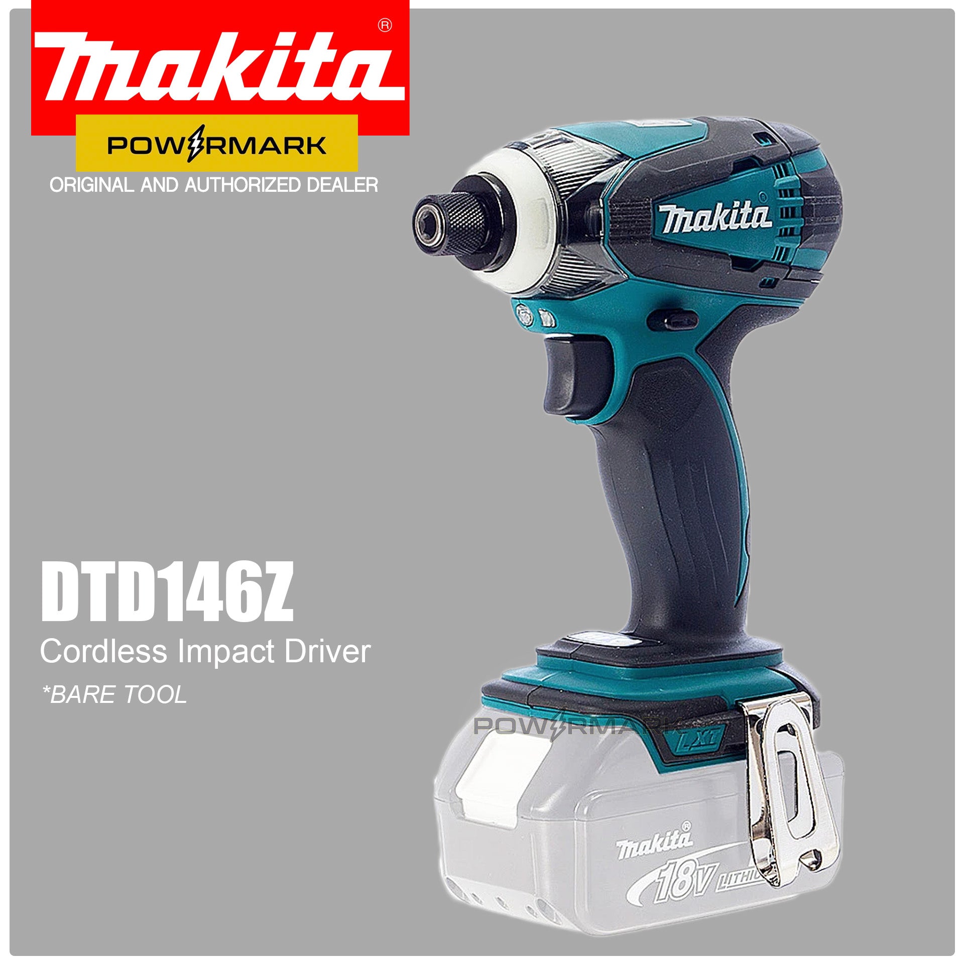 MAKITA DTD146Z Cordless Impact Driver 18V LXT® Li-Ion [Bare Tool] 8kg ...