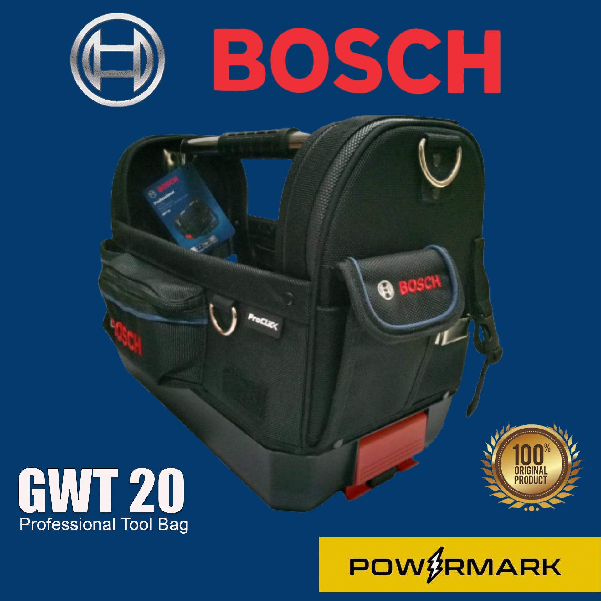 BOSCH GWT 20 Professional Tool Bag – Powermark