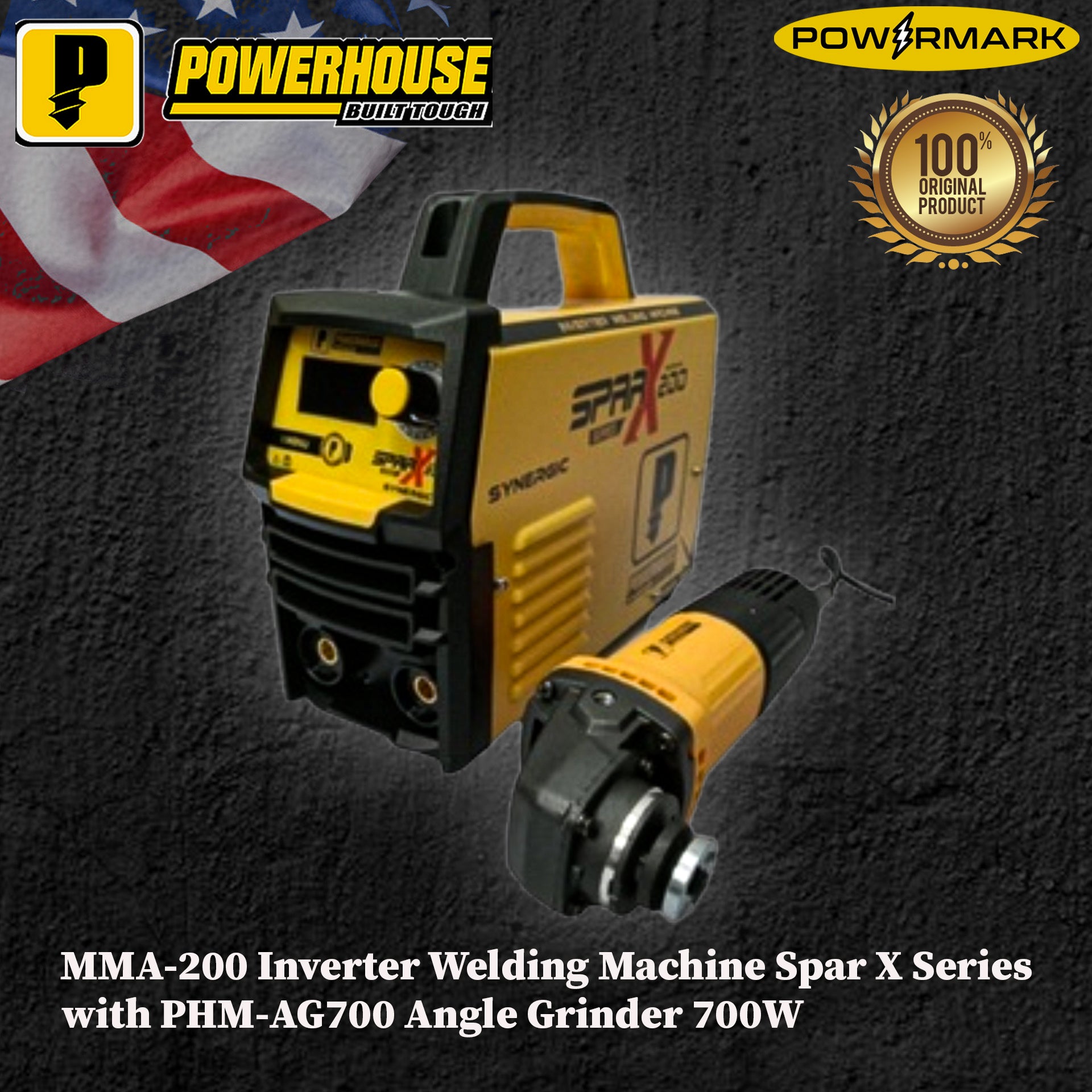 [BUNDLE] POWERHOUSE MMA-200 SPARX SERIES Inverter Welding Machine with ...