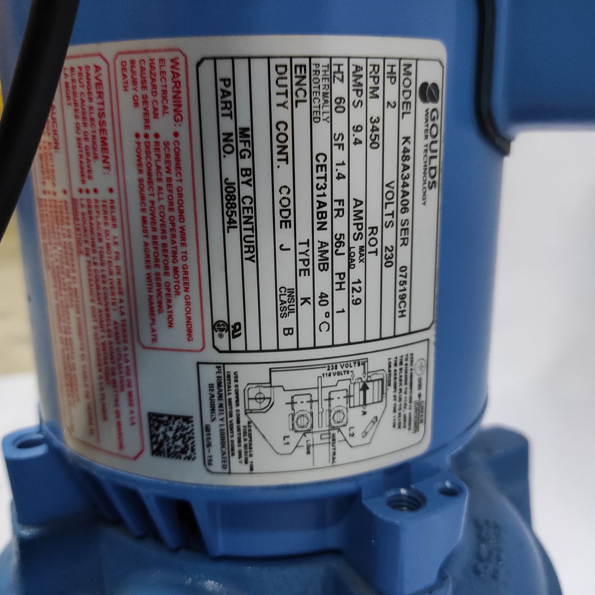 GOULDS SJ20 Deep Well Pump 2HP (with Ejector & Adapter) – Powermark