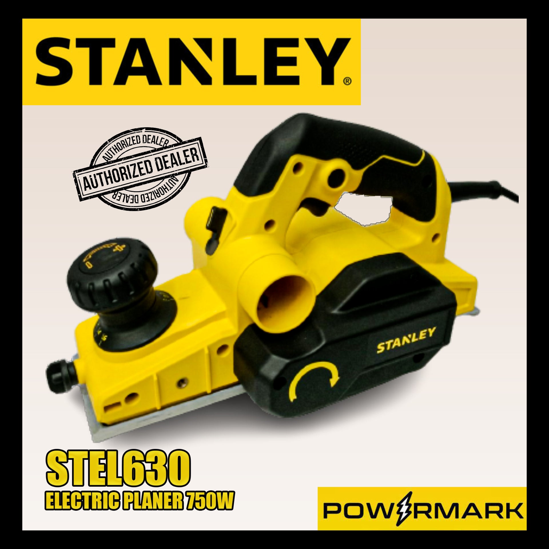 STANLEY STEL630 ELECTRIC PLANER 750W – Powermark
